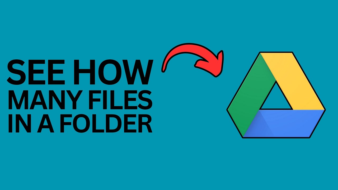How to See How Many Files in a Folder in Google Drive? - YouTube