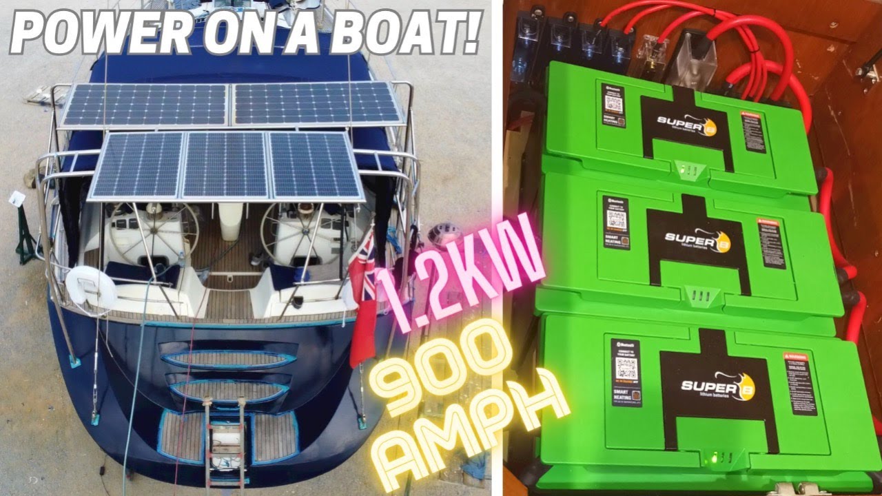 SOLAR & LITHIUM INSTALLATION! New electrical system on a Sailboat ...