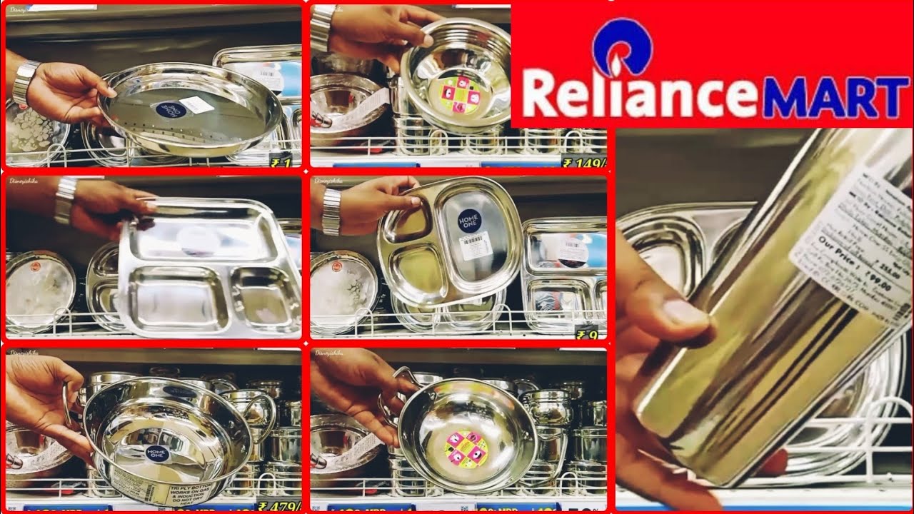 Reliance Smart Latest Stainless Steel Collection Sale || Reliance Mart ...