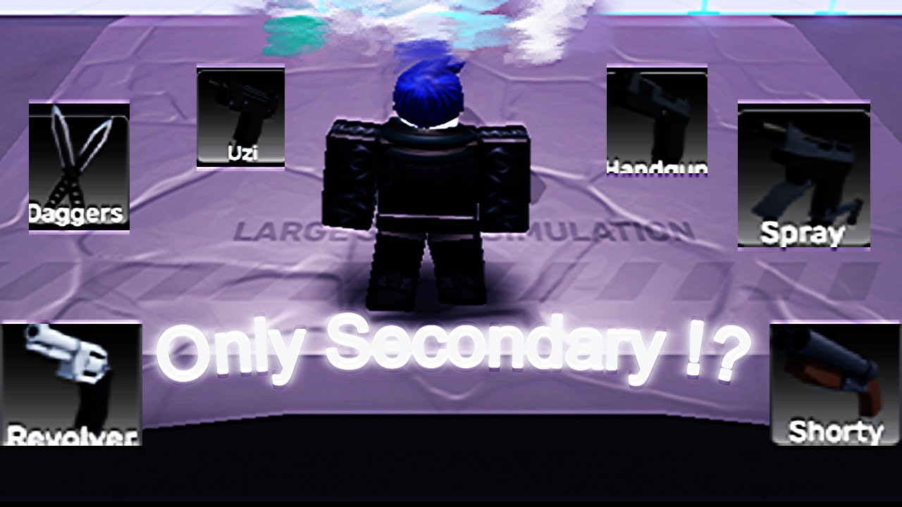 Can I win with only secondary weapon in Roblox Rivals - YouTube