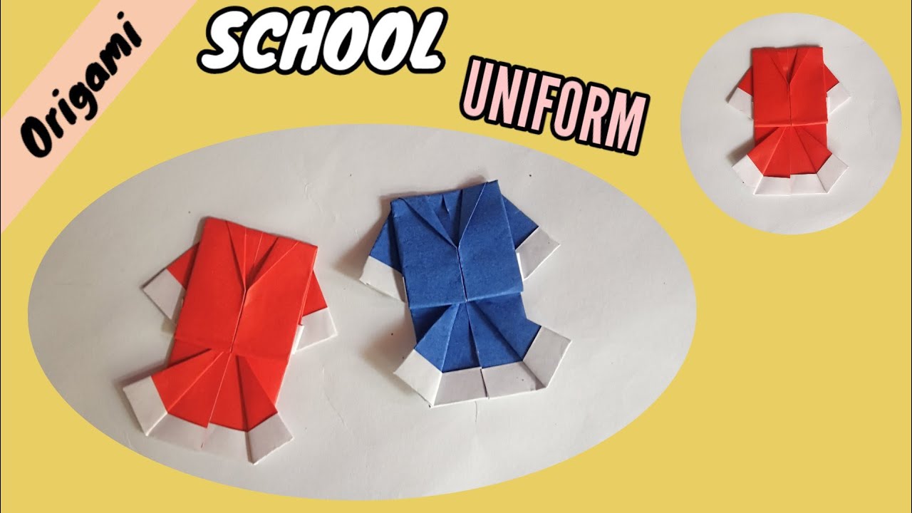 SCHOOL UNIFORMS || How to Make School Uniform || Paper Crafts ...