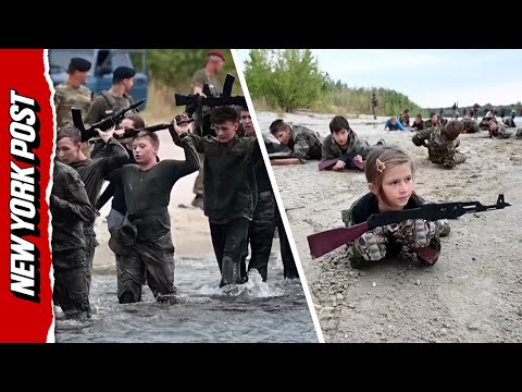 Russian Kids Stage Military-Style ‘Route March,’ Some Armed with Real Weapons| New York Post