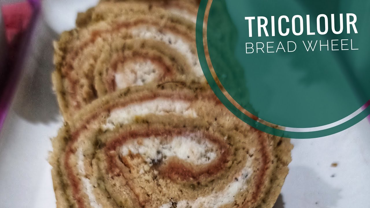 Tricolour Bread Wheel - YouTube