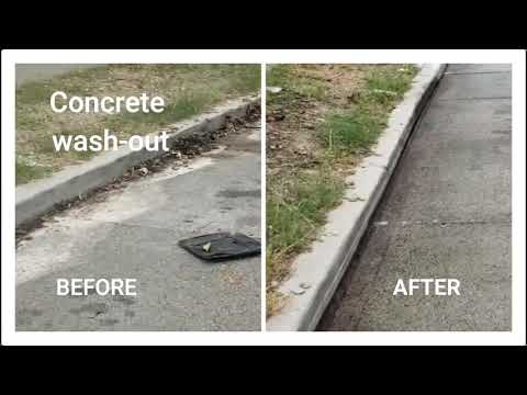 The BIRD: NYC Stormcrete Gutter being deep cleaned / rehabilitated by ...