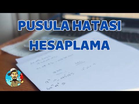 Pusula Hatası Bulma- Hedefe Yardımıyla Güneşten Hesap Yapma #043