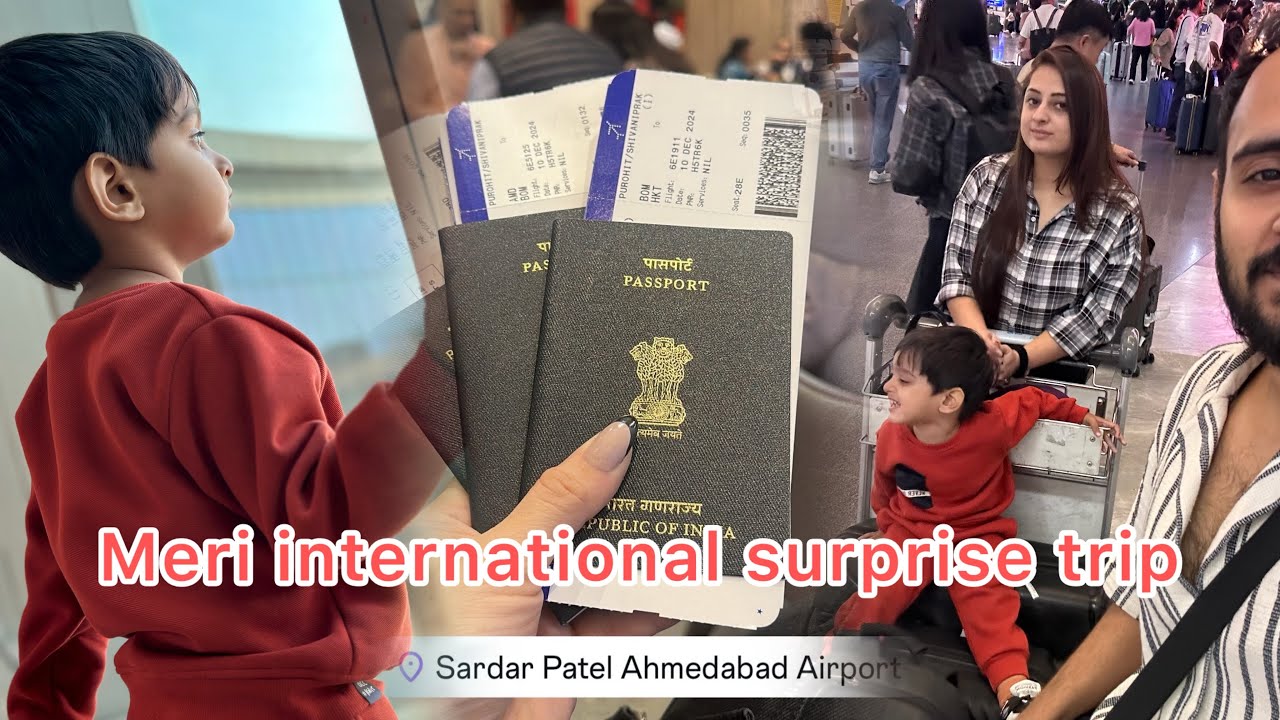 Meri international surprise trip😍😍 - YouTube