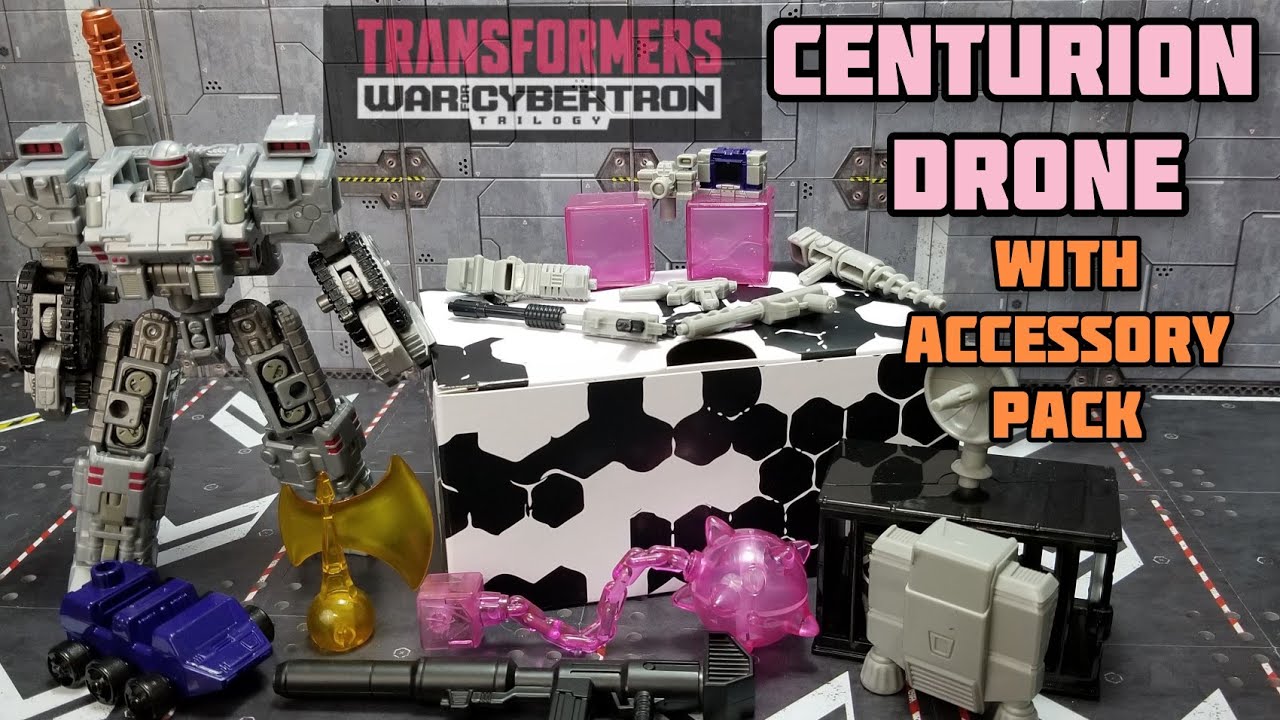 Transformers Generation Sects Centurion Drone review with Weaponizer ...