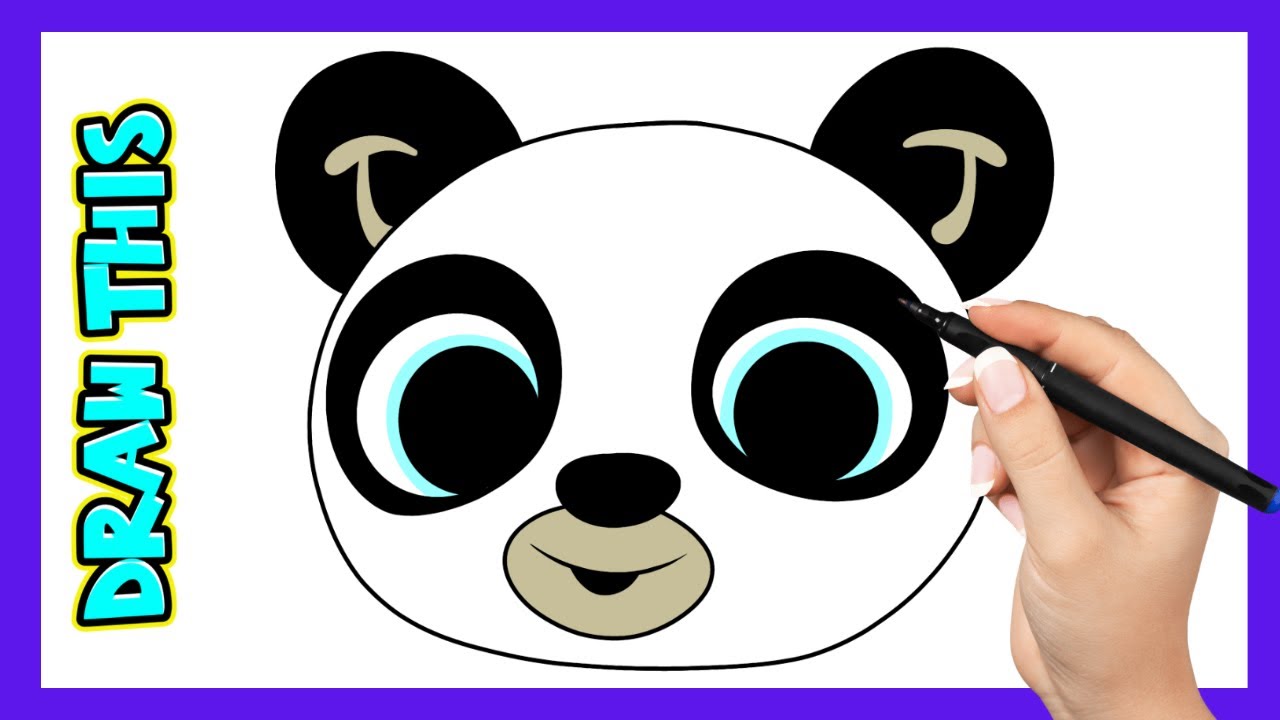 How to draw Pando’s head from Bing - YouTube
