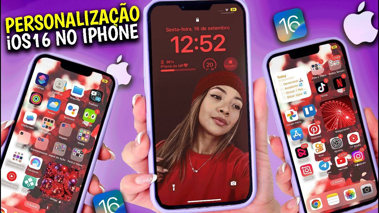 iOS 16 🔥 COMO PERSONALIZAR SEU IPHONE EM MINUTOS | novos truques - YouTube