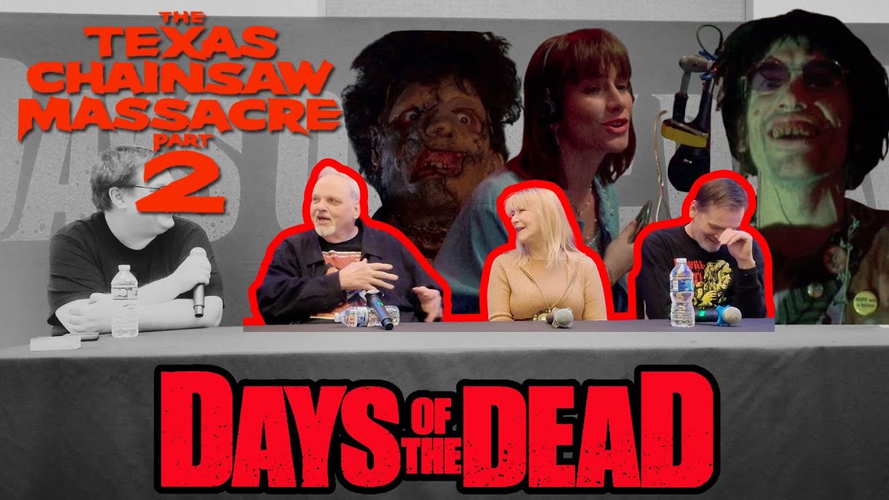 Texas Chainsaw Massacre 2 Cast Panel | Bill Moseley, Caroline Williams ...