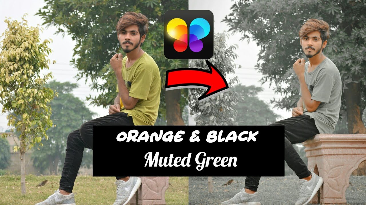 Lumii Photo Editing Tutorial - Urbex Tone - Orange & Black Muted Green-Raghav Editz - Saddique ...