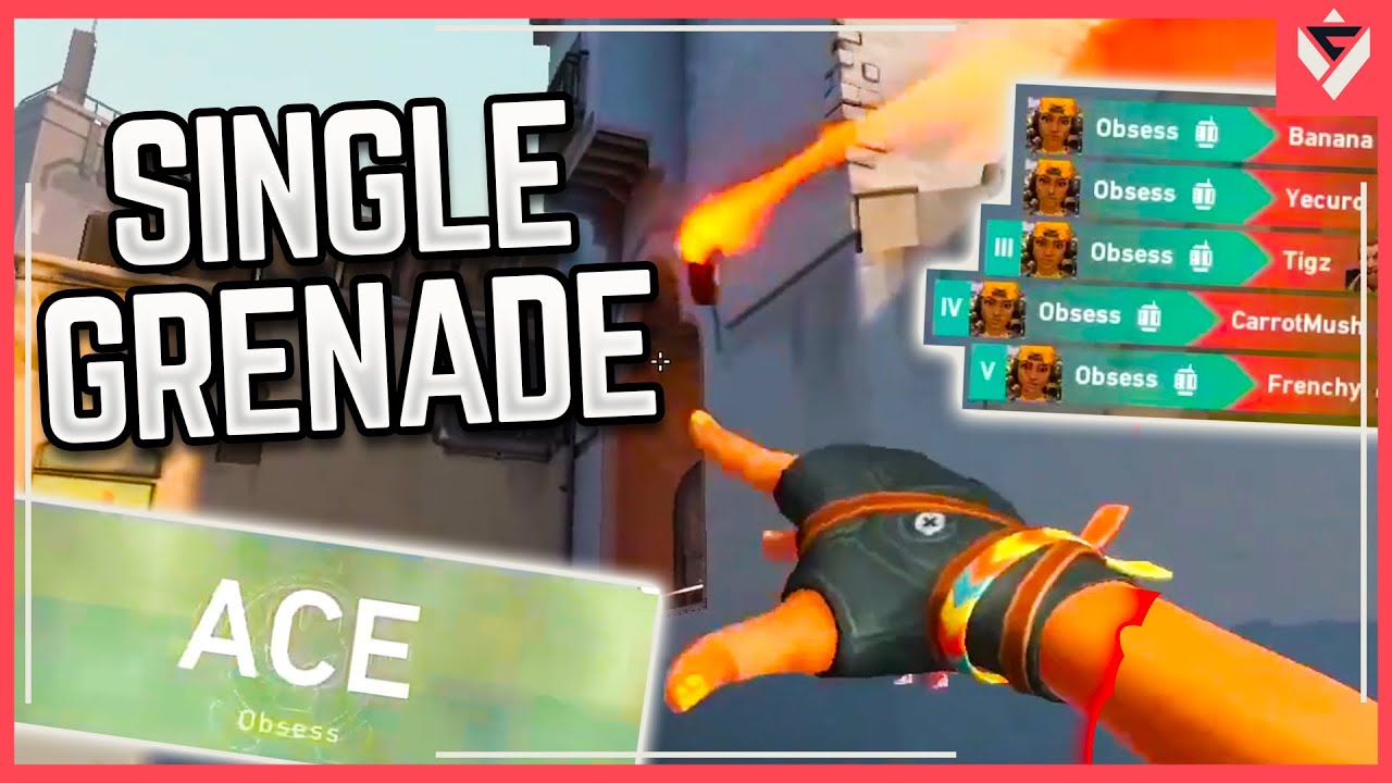 ACE with ONE grenade! - Valorant Best & Epic Moments #23 - YouTube