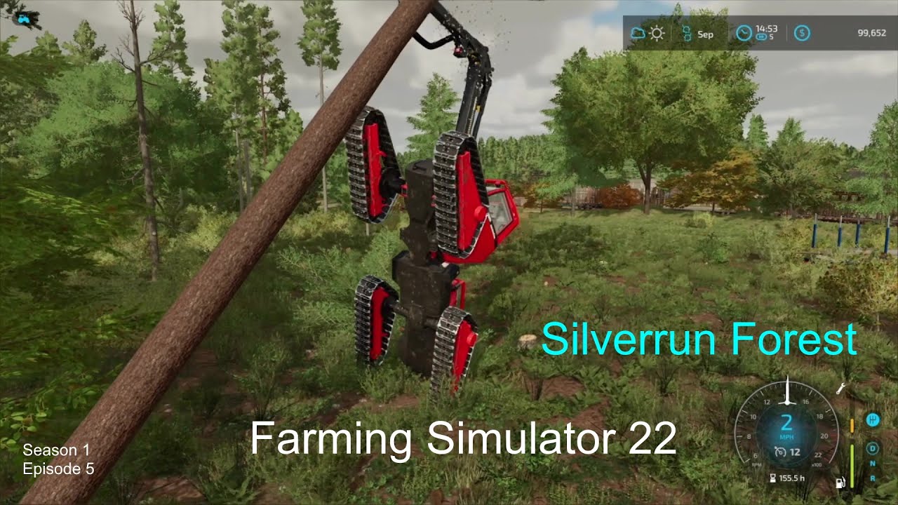 Farming Simulator 22 | Logging In Silverrun Forest | Season 1 Episode 5 ...