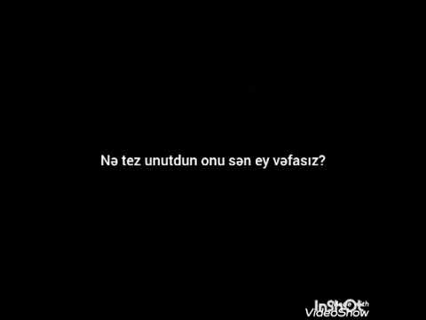 EY VEFASIZ. YENİ QEMLİ ŞEİR.
