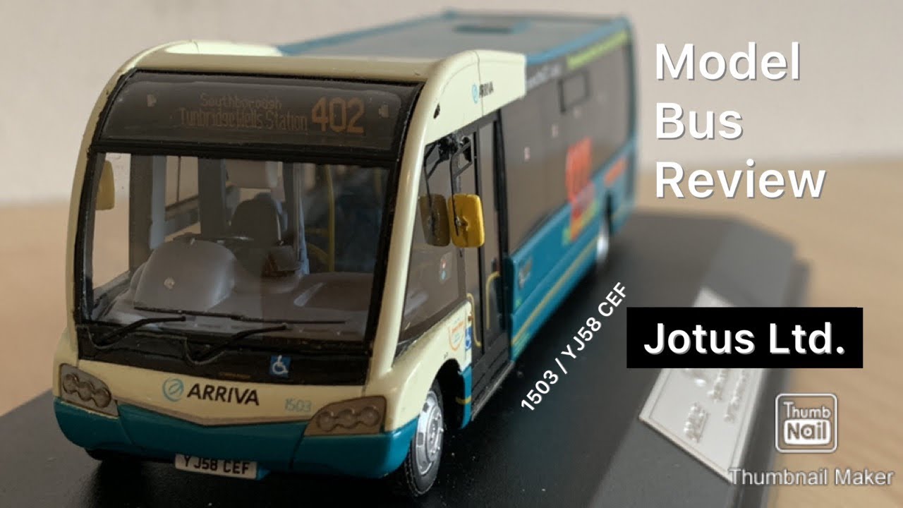 Jotus Ltd. 1:76 Scale Arriva Essex Optare Solo SR Model Bus Review (4K ...