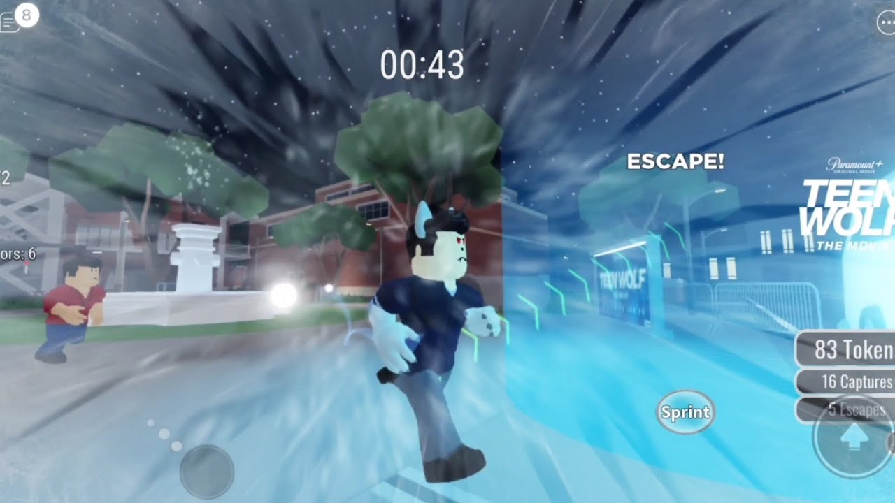 Werewolf Escape Roblox mobile gameplay [Teen Wolf]. (all roles included ...