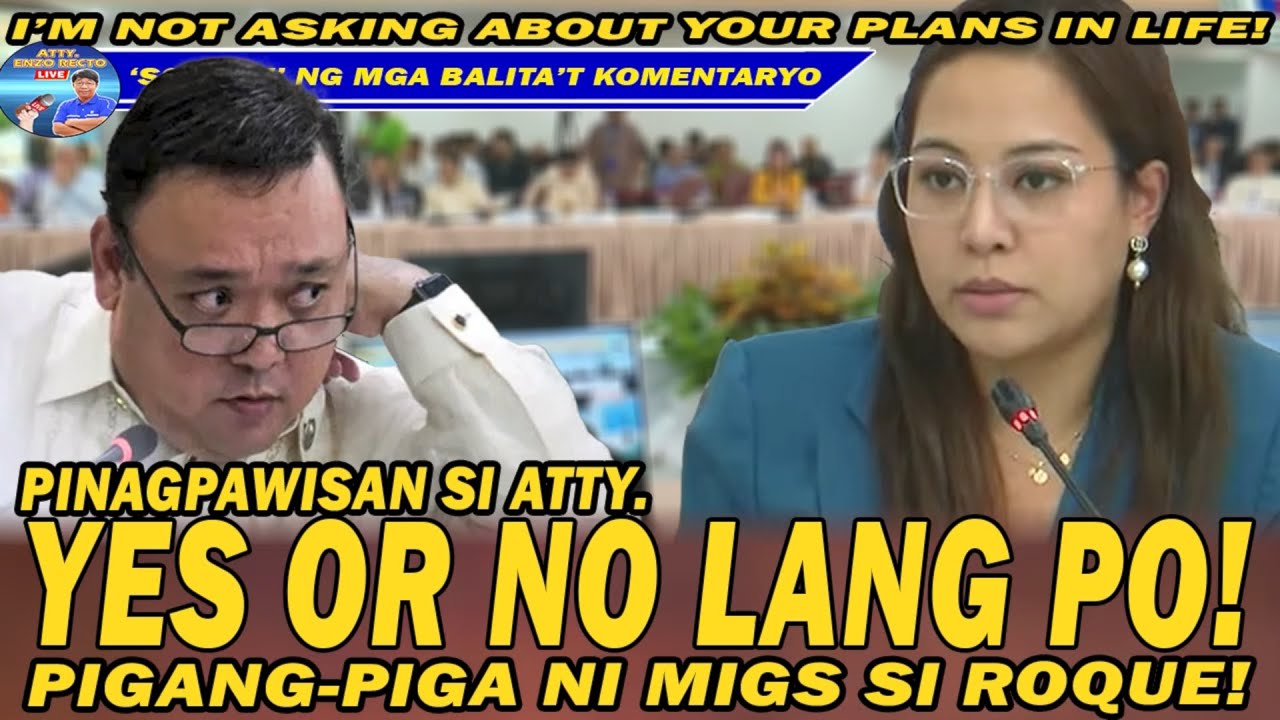 PIGANG-PIGA NI CONG. MIGS NOGRALES SI ROQUE, HALOS MAIYAK NA SI HARRY ...