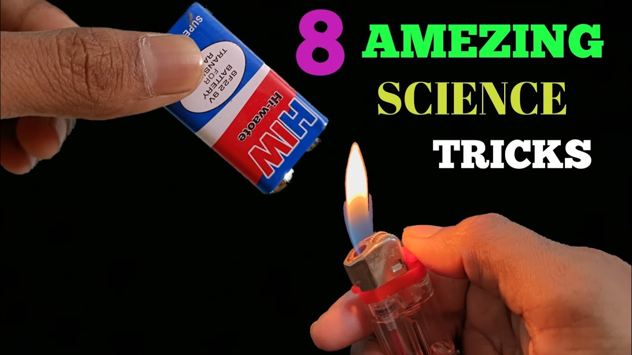 8 Amezing Science tricks|| Science Activities And Experiment At Home ...