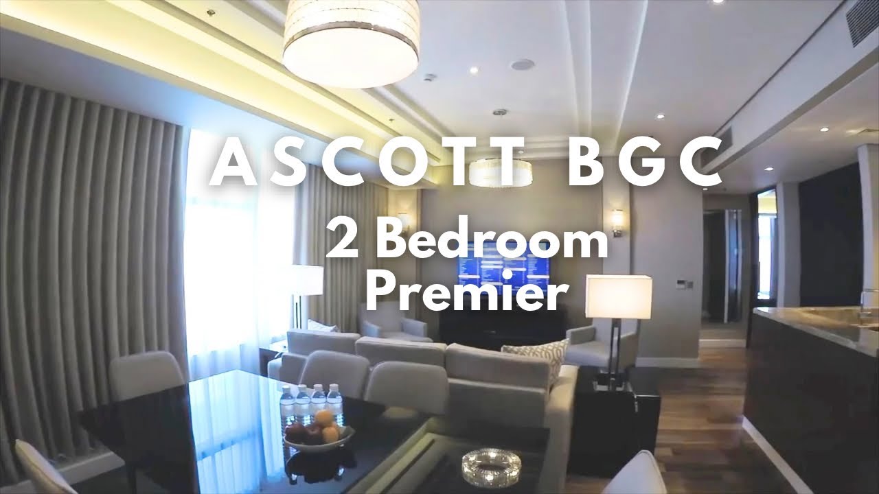 Hotel Room Tour| Ascott Hotel BGC (2 Bedroom Premier) - YouTube