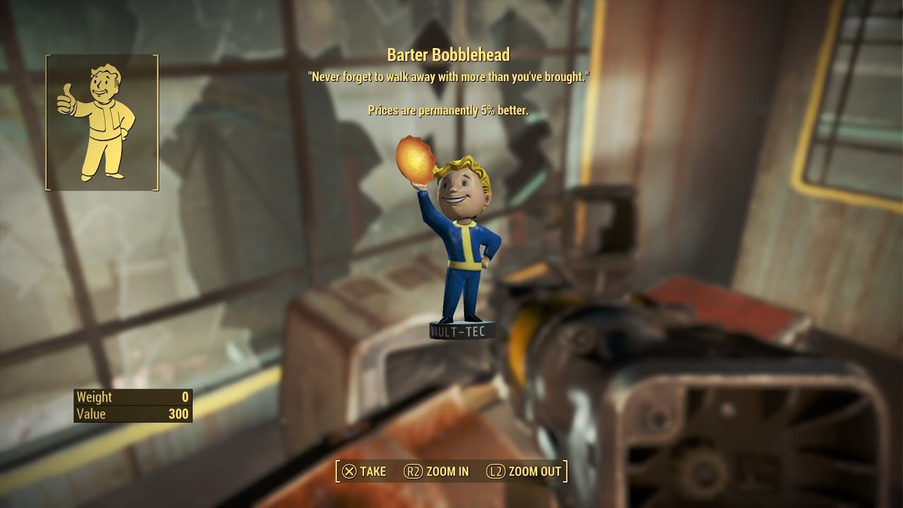 Fallout 4 - Barter Bobblehead Location - YouTube