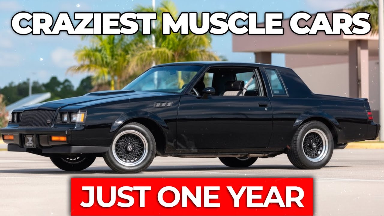 13 Wildest One-Year-Only Muscle Cars You Forgot - YouTube