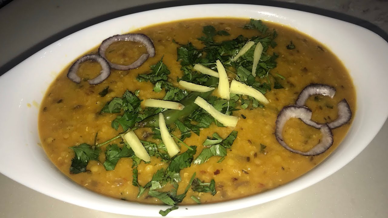 How to make Masoor ki daal (lentil) | Pakistan restaurant style - YouTube