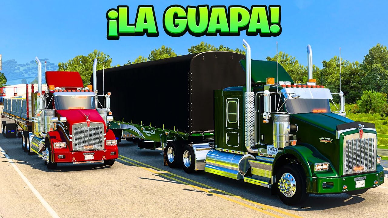 CARAVANA CON ¡ALEX TABORDA Y SU GUAPA! | American Truck Simulator - YouTube