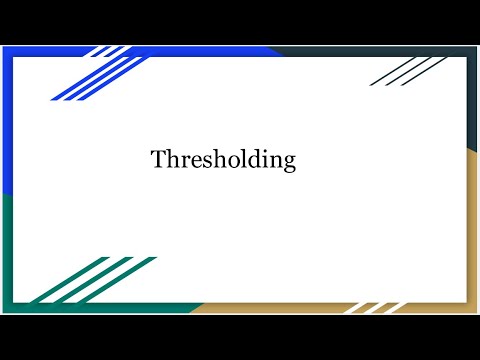 Thresholding || Digital Image Processing || Malayalam Tutorial - YouTube