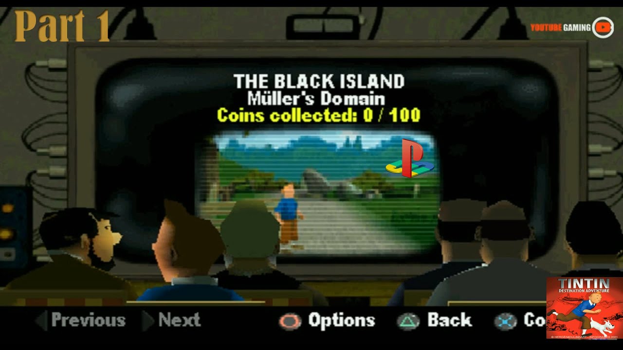 Muller's Domain / Tintin Destination Adventure / PS1 / Part 1 - YouTube