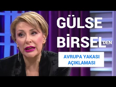 Gülse Birsel'den Avrupa Yakası Açıklaması