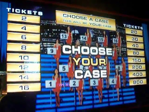 Deal or No Deal Arcade Game plus Ticket Redeem Machine - YouTube