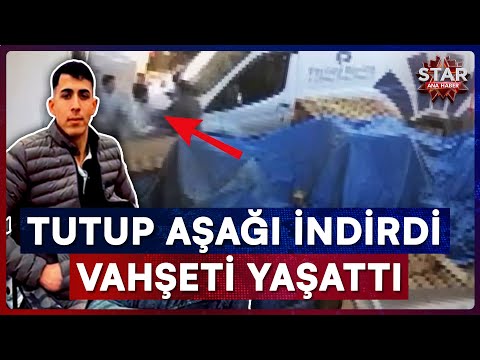 Hasmıyla Tartışıp Paletlerin Üstüne Çıktı Sonrasında Kan Donduran Vahşetin Görüntüleri Ortaya Çıktı