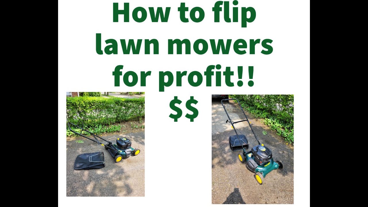 How To Flip A Lawn Mower For Profit - YouTube