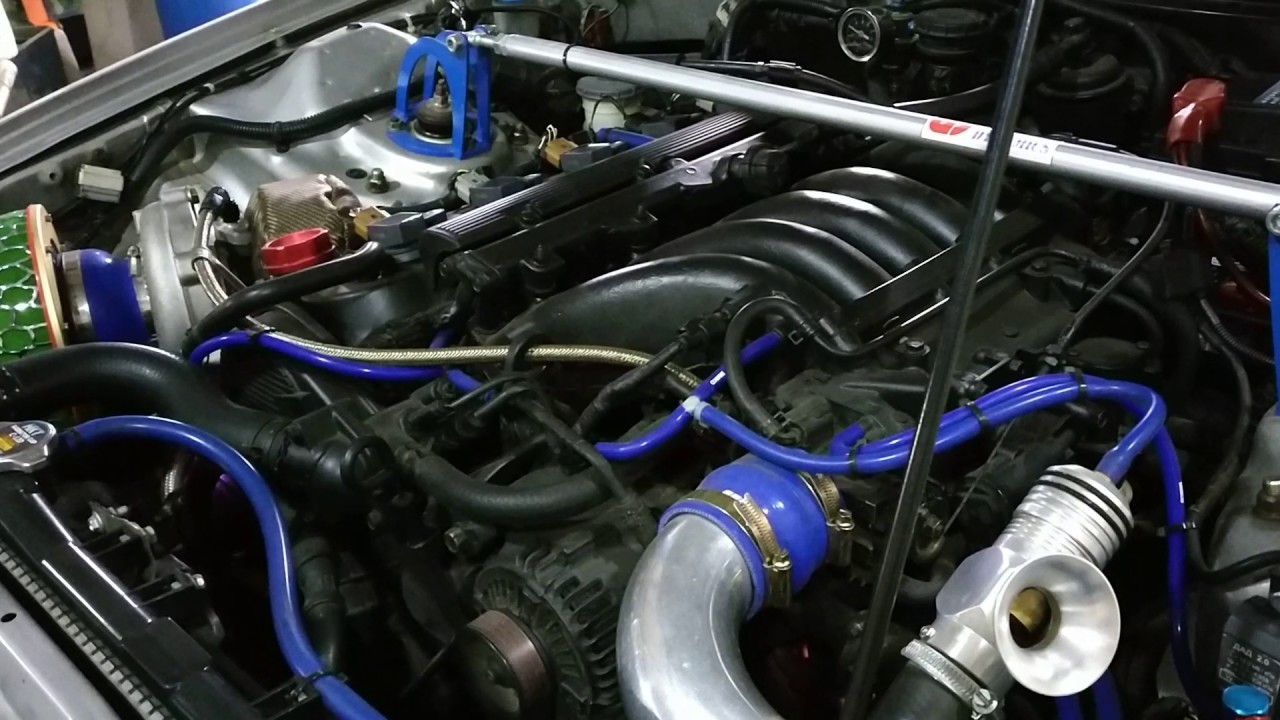 Honda Rafaga G25a Turbo garret30-настройка на стенде. - YouTube