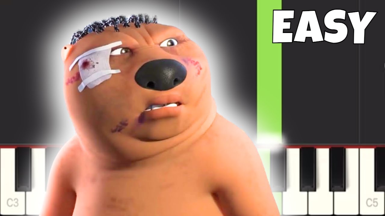 Chinese Beaver Meme - EASY Piano Tutorial - YouTube