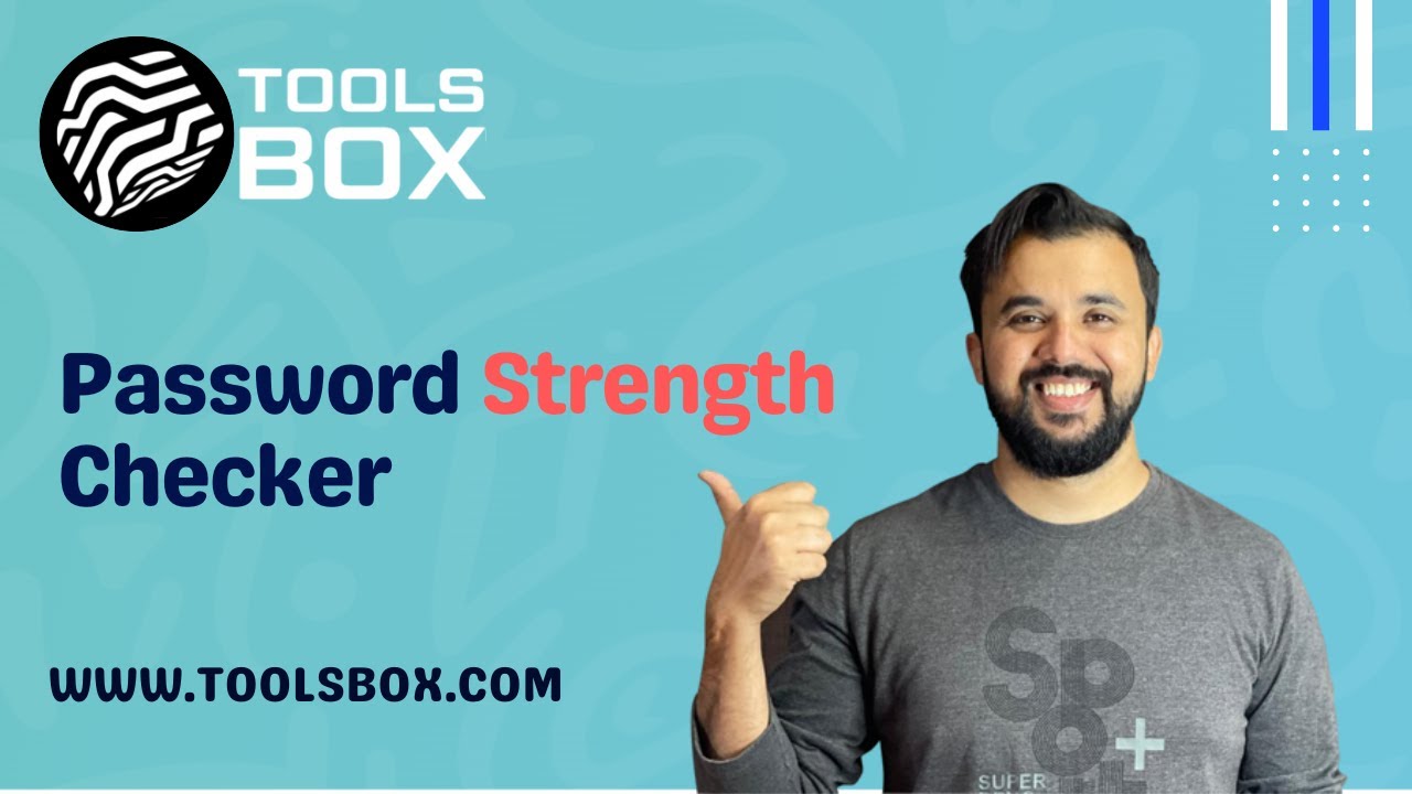 How to Check Password Strength | WWW.TOOLSBOX.COM - YouTube