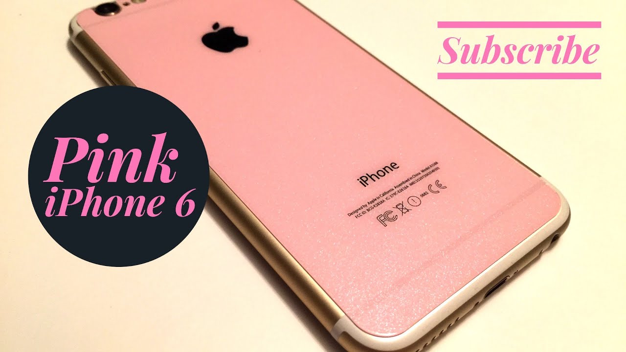 Glitter Pink iPhone 6 - DDR Exclusive Color! - YouTube