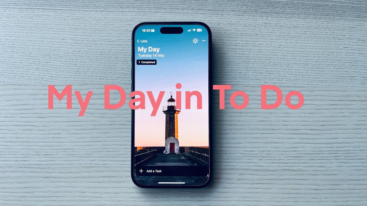 My day in Microsoft To Do - YouTube