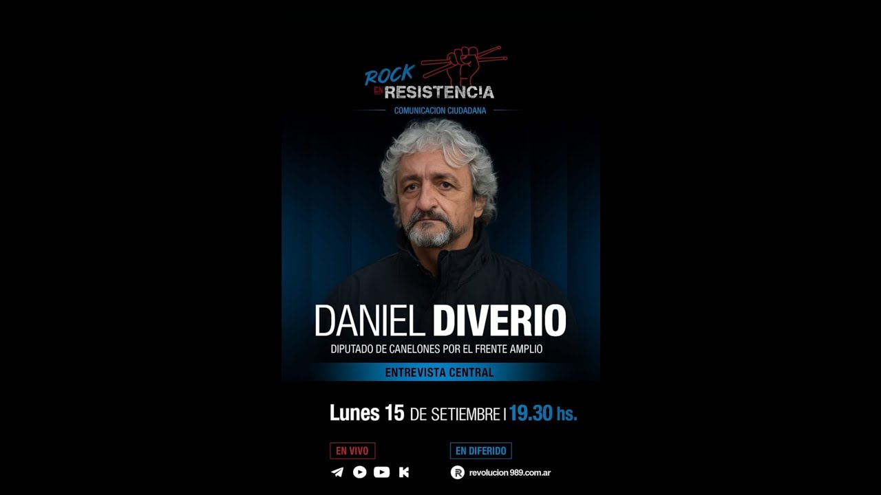 ROCK EN LA RESISTENCIA: 19 Y 30 HS ENTREVISTA A DANIEL DIVERIO - YouTube