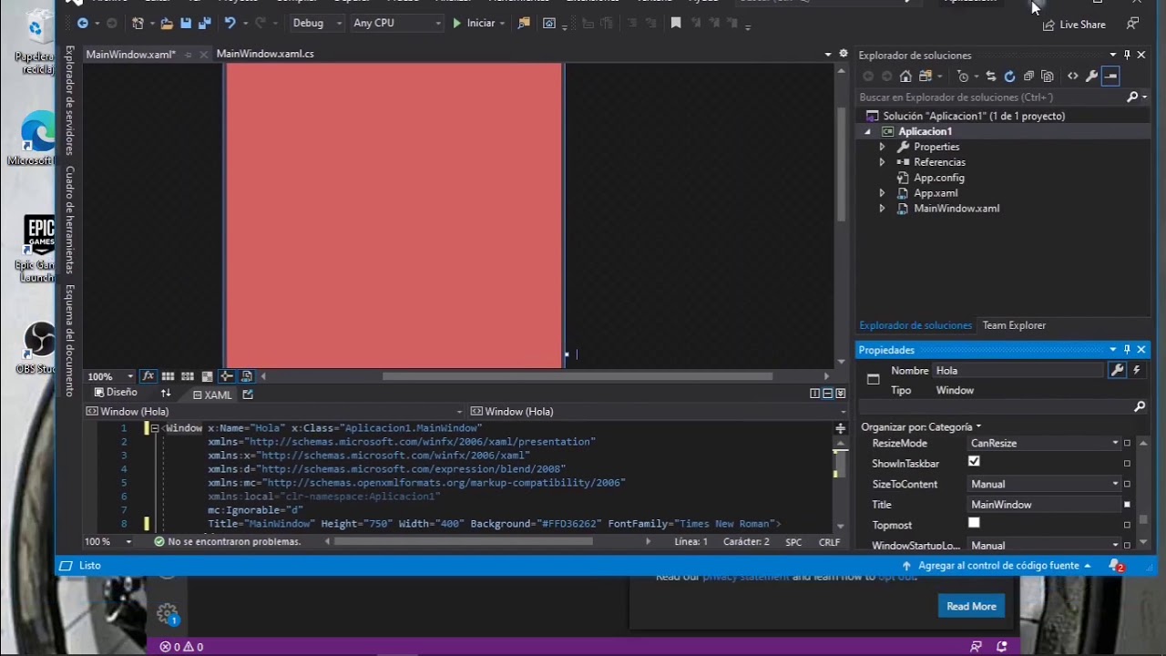 Como crear una ventana con Visual Studio - YouTube