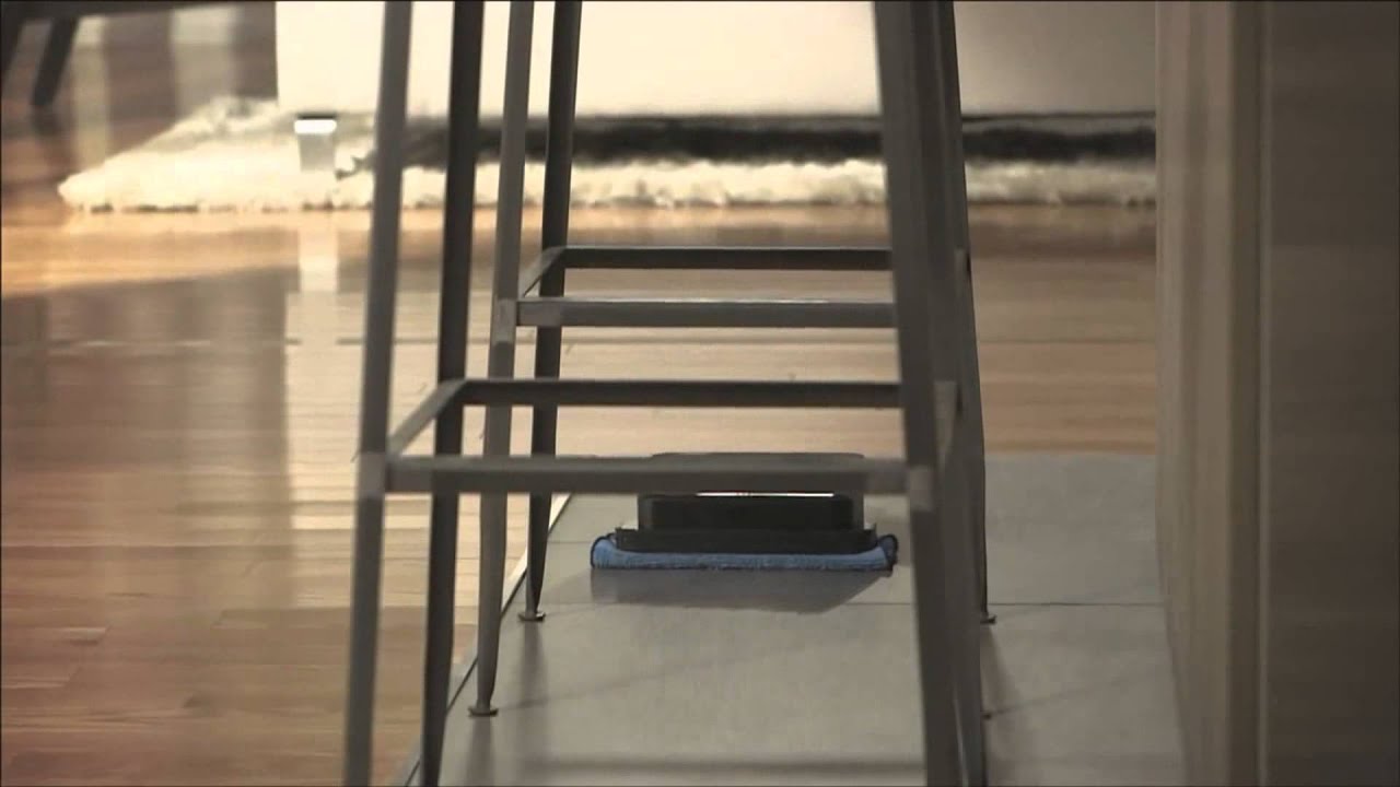 iRobot Braava 300-series - mopping robot - YouTube