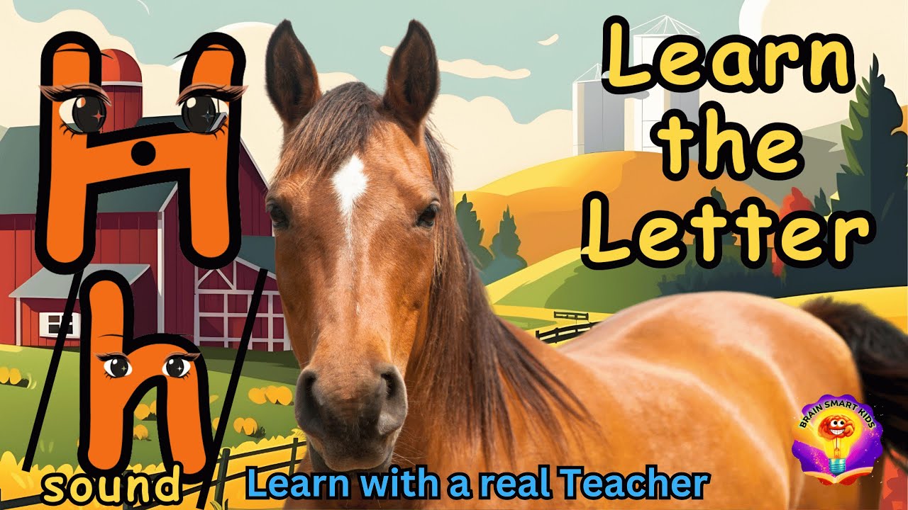 Learn Letter H and its sound. Phonics for Kindergarten, ABCD, Alphabet ...