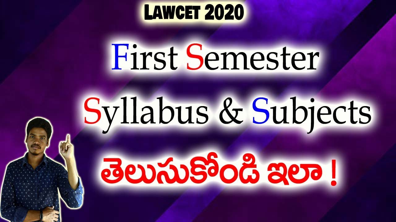 First Semester Syllabus and Subjects.(AKNU) - YouTube