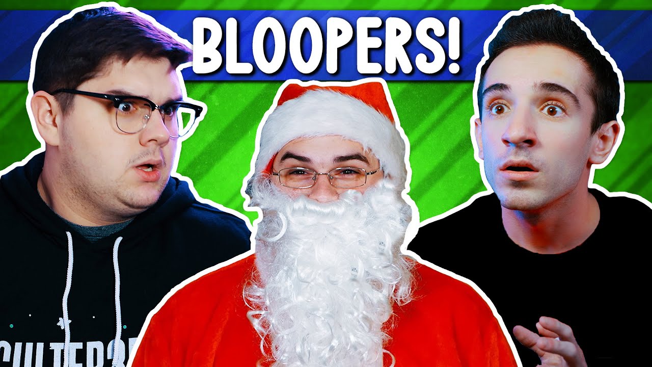 WE CAUGHT SANTA BLOOPERS! - YouTube