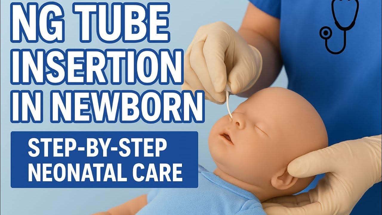 NG Tube Insertion in Newborn |Step by Step Neonatal Nursing Care - YouTube