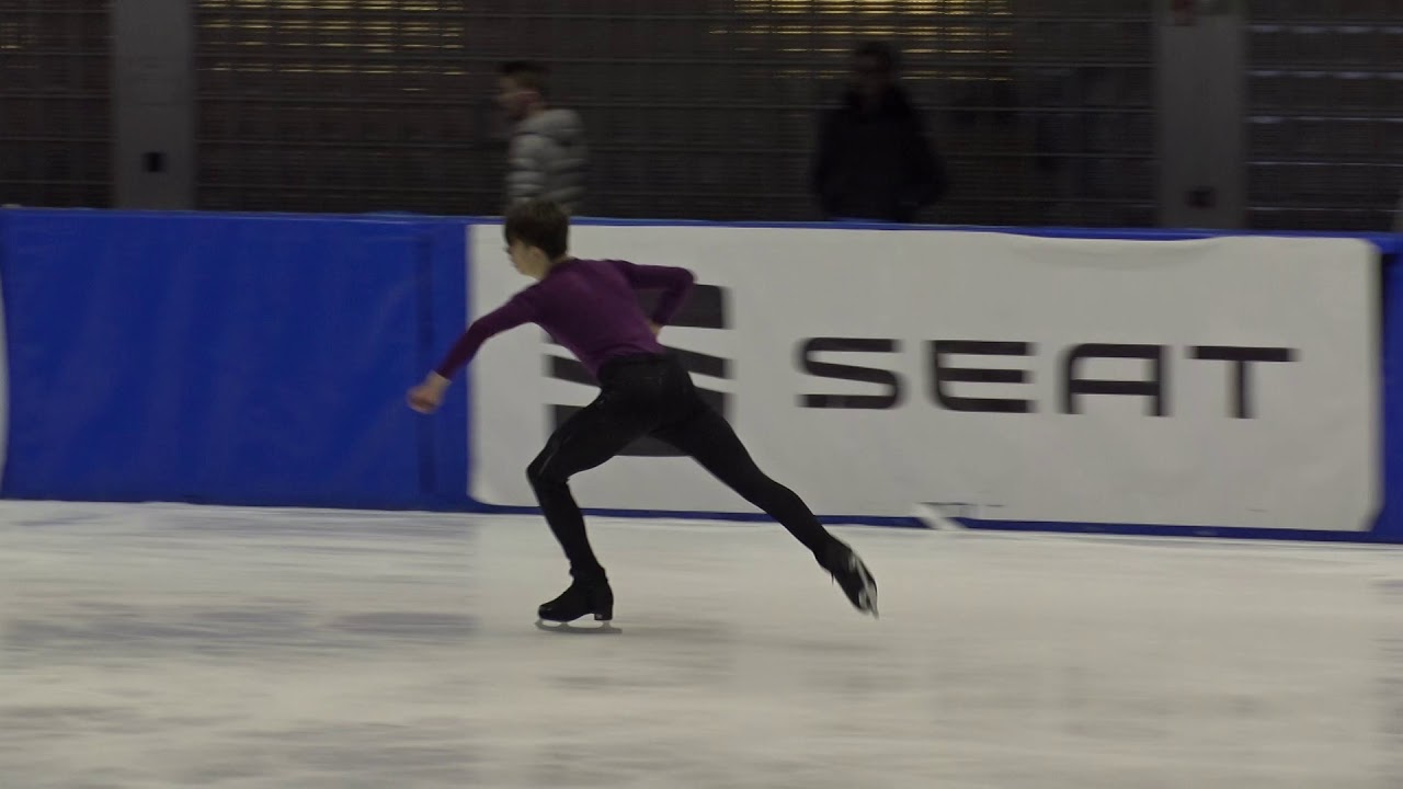 13th Santa Claus Cup 2019: Nico Steffen(SUI) - FS Junior Men Free ...