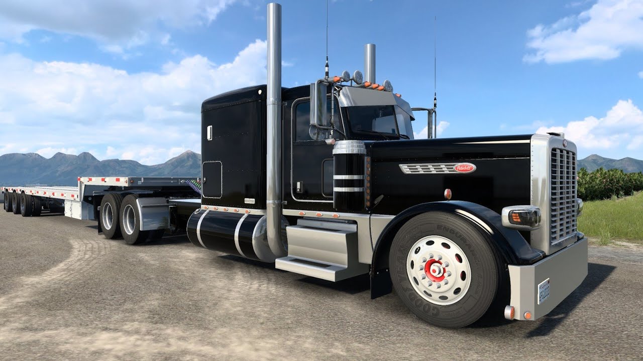 Straight Piped Stretched Peterbilt 389 Ride - CAT 3406B Powered - YouTube