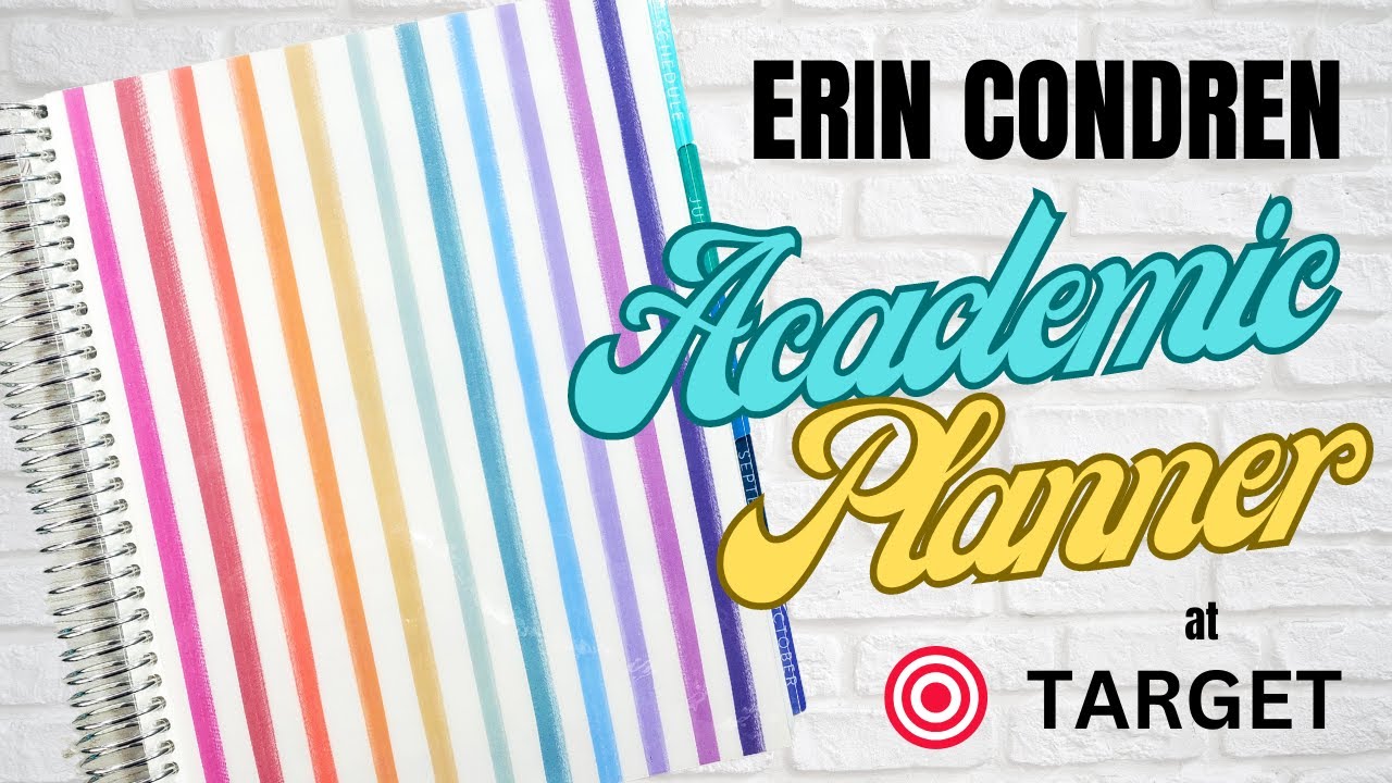 I Bought a Coil Planner? Checking out the Erin Condren Academic Planner ...