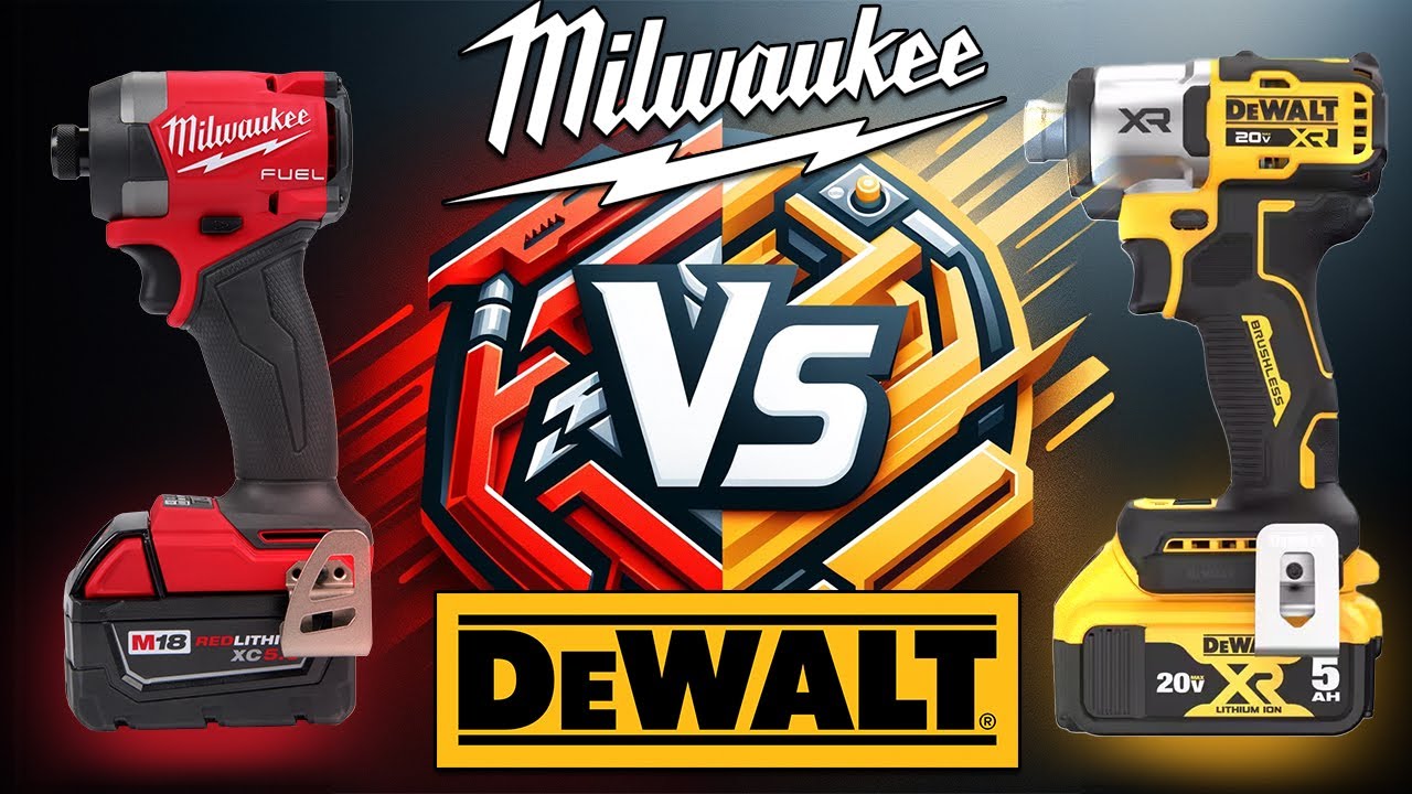 Milwaukee vs DeWalt Impact Driver - DCF845 vs M18 Fuel 2953 - YouTube