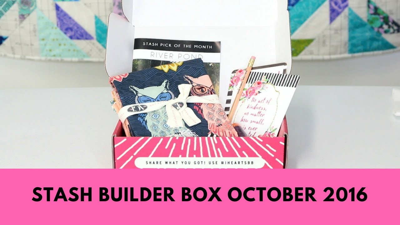 MEGA Stash Builder Box October 2016 Unboxing, Review + CONTEST! - YouTube